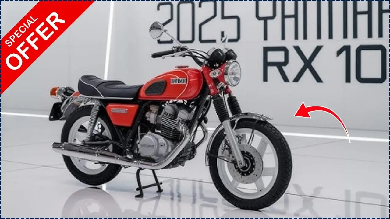 Yamaha RX100 2025 Returns with 298cc Engine & Retro Sporty Style – Bumper Intro Deal Available!