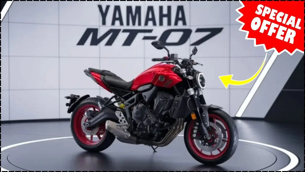 Yamaha MT-07 2025 Bumper Sale Launch! CP2 Engine Power, Smart Features ...