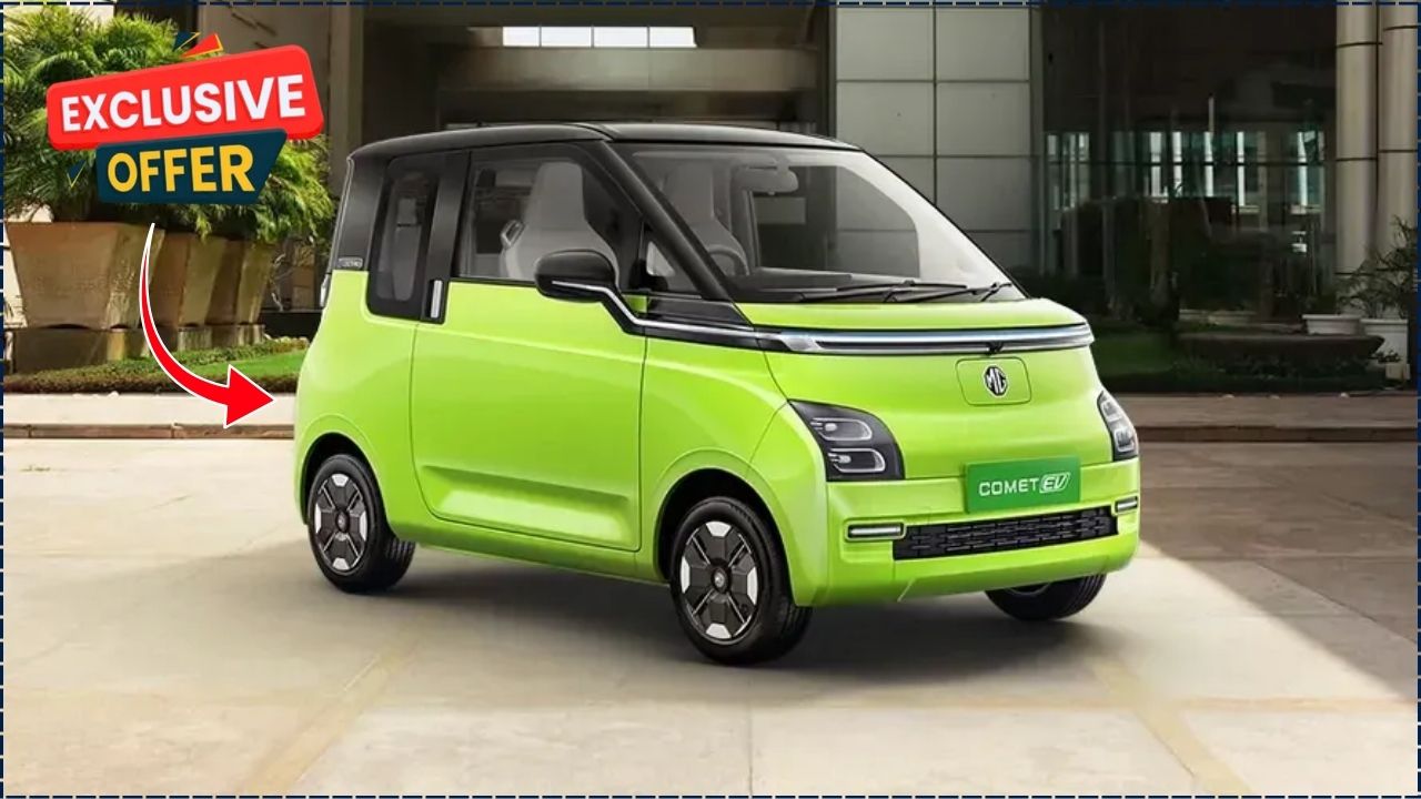 MG Comet EV 2026 Update – 250KM Range, 100KM/h Speed with ₹65,000 Down ...